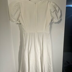 House of CB | Dresses | House Of Cb Ellery Linen Puff Sleeve Sundress ...